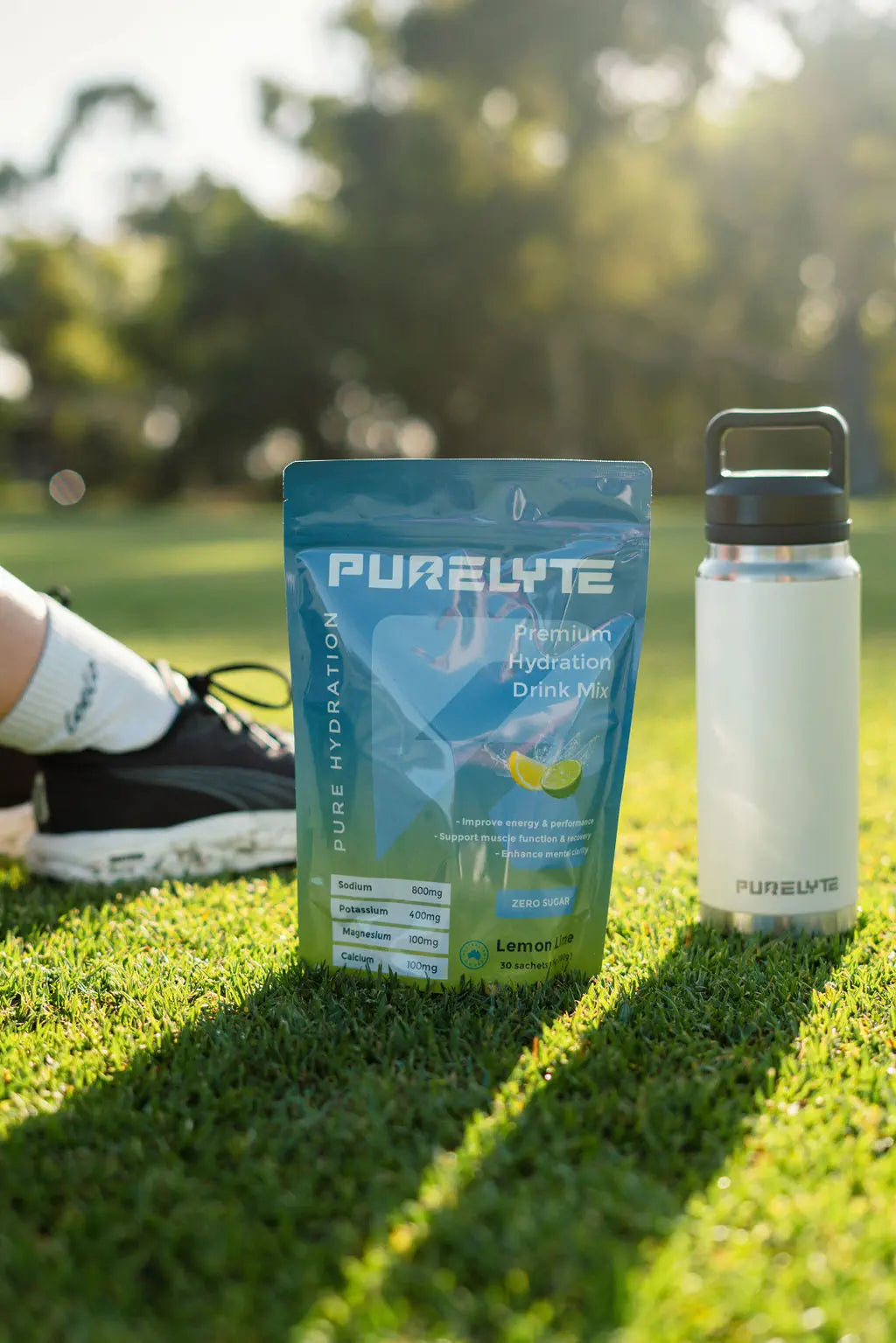 Purelyte Hydration Starter Pack | Electrolytes + Bottle